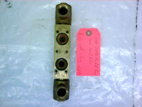 0040-20136 BRASS MANIFOLD, SOURCE SWIVEL WATER Needs Repair Applied ...